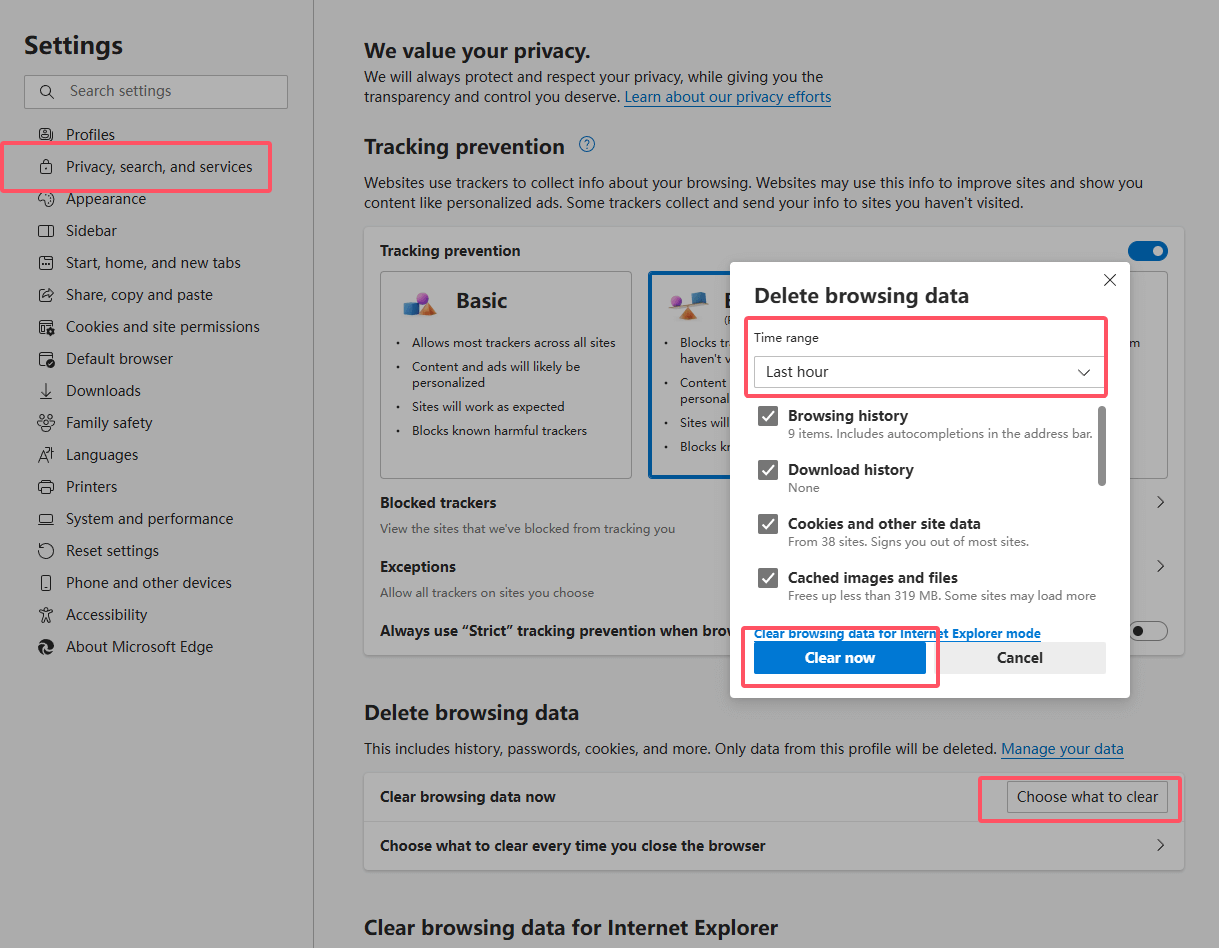 How to Clear Cache in Edge: Manually & Automatically