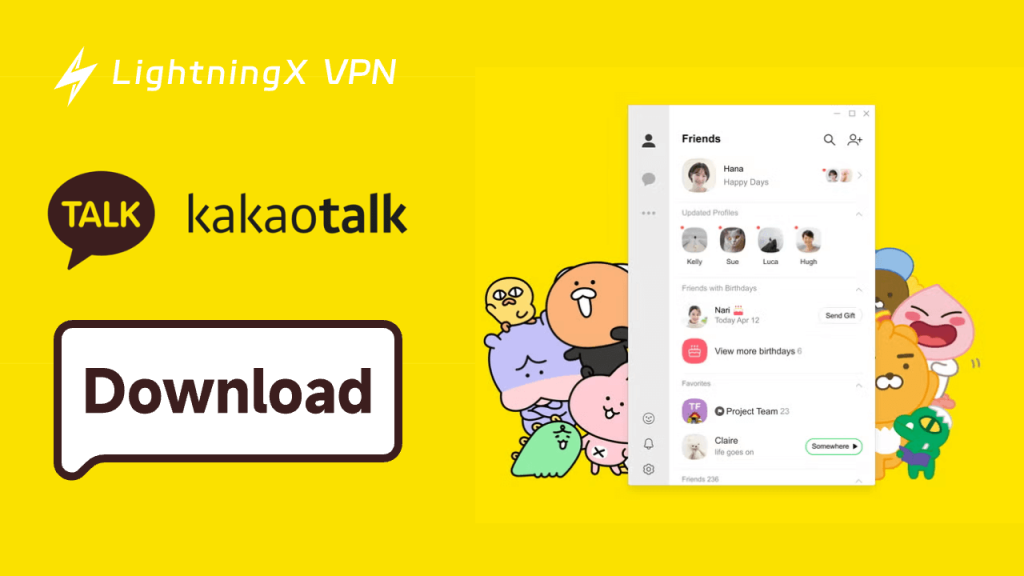 KakaoTalk Download on PC, Android, iOS