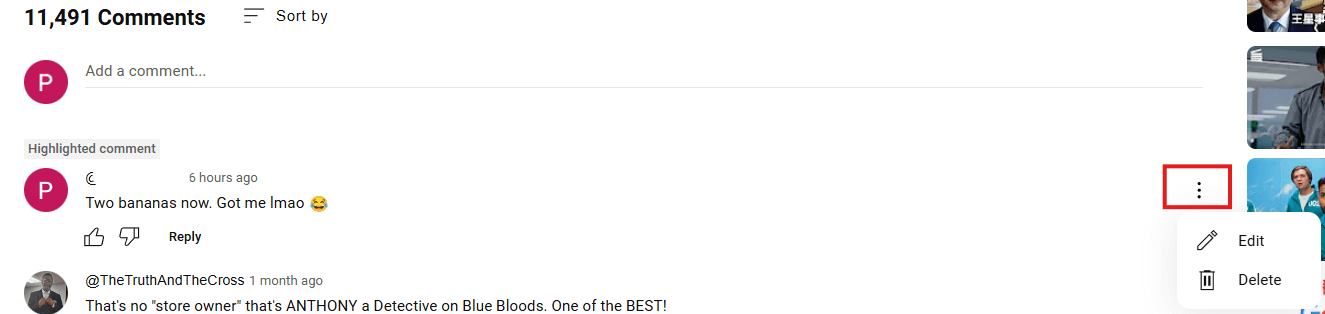 How to View, Edit, or Delete YouTube Comment History