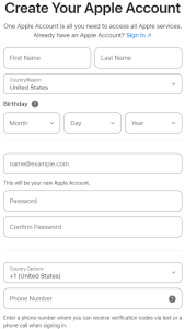 How to Create a New Apple ID Account on iPhone/iPad/Mac/Web