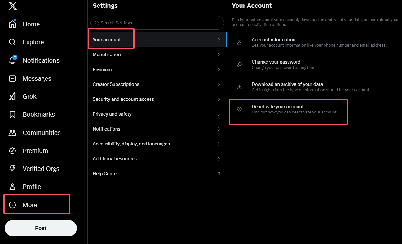 How to Delete a Twitter(X) Account on PC/Mobile?