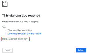 Solucionar el error ERR_CONNECTION_TIMED_OUT: 12 soluciones