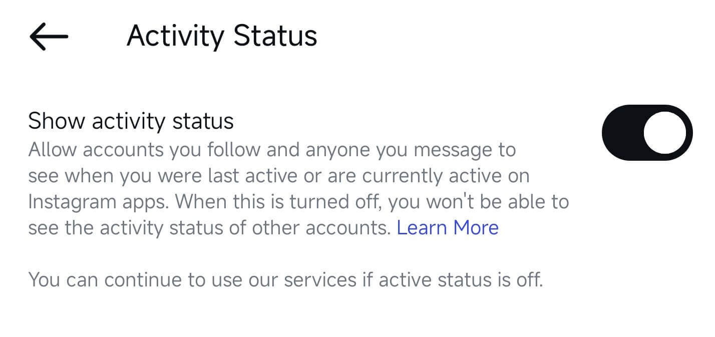 How to Turn off Active Status on Instagram?